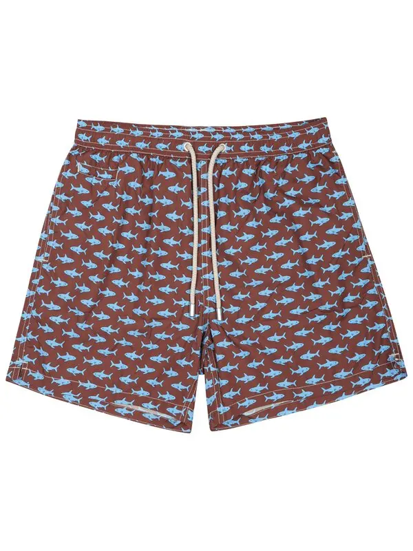 MC2 SAINT BARTH Costume Da Bagno "lighting - Brown