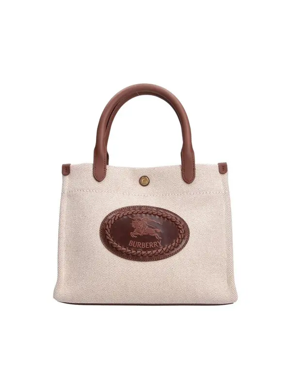 Burberry 100% Cotton Mini Bag - Cream