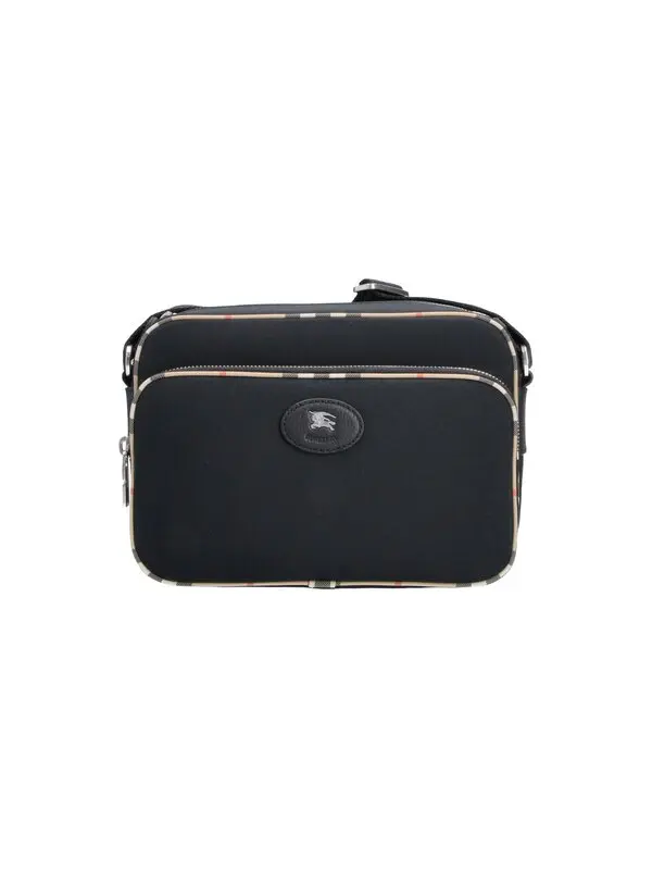 Burberry Structured Crossbody Bag - Black