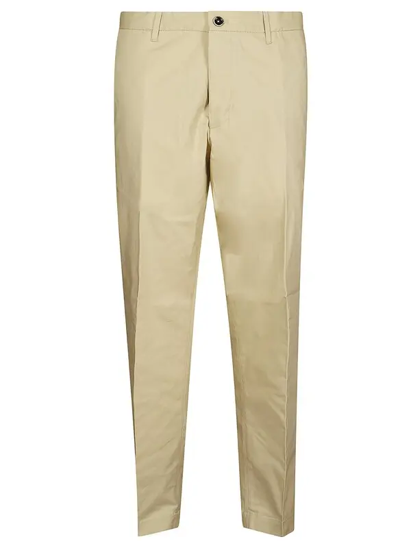 NINE:INTHE:MORNING Tailored Trousers With Button Fastening And Back Pockets