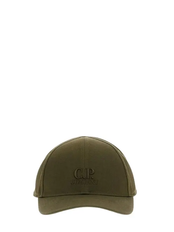 C.P. COMPANY Baseball Cap With Embroidered Logo - Green