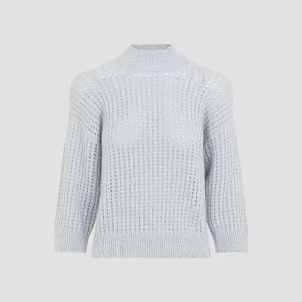 Peserico Mohair-wool Blend Sweater - Blue