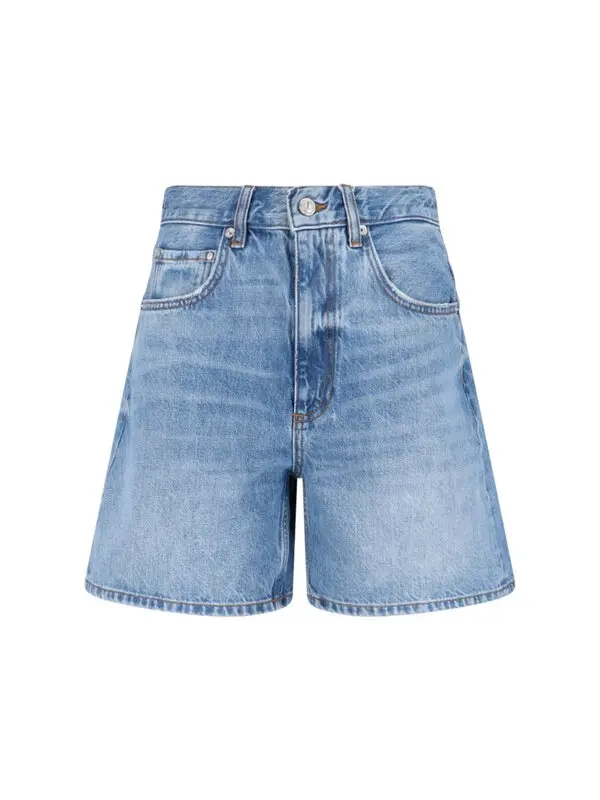 ANINE BING 100% Cotton Jeans - Blue