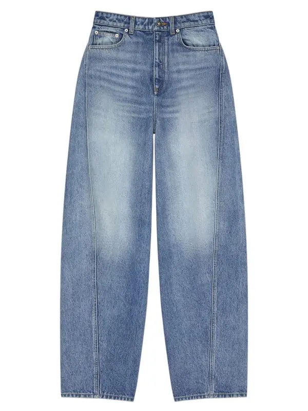 Givenchy Faded Cotton Jeans For - Blu