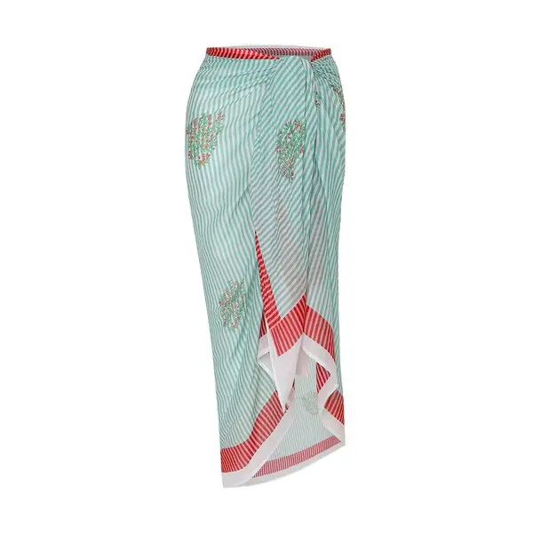DHARA SHETH, DUBAI Sage Bloom Resort Sarong - Green