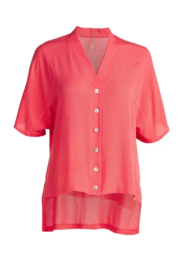 CONQUISTA Short Sleeve Blouse