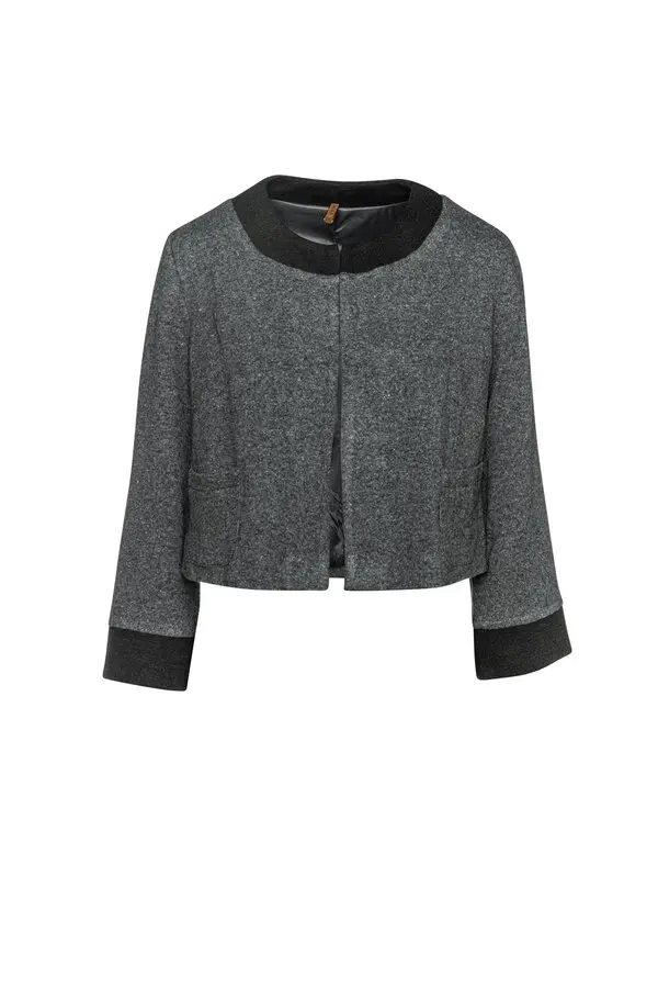 CONQUISTA Anthracite Long Sleeve Bolero