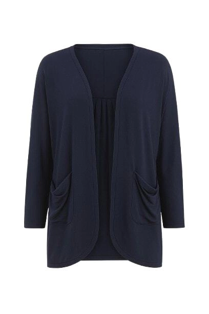 CONQUISTA Long Sleeve Cardigan With Pockets
