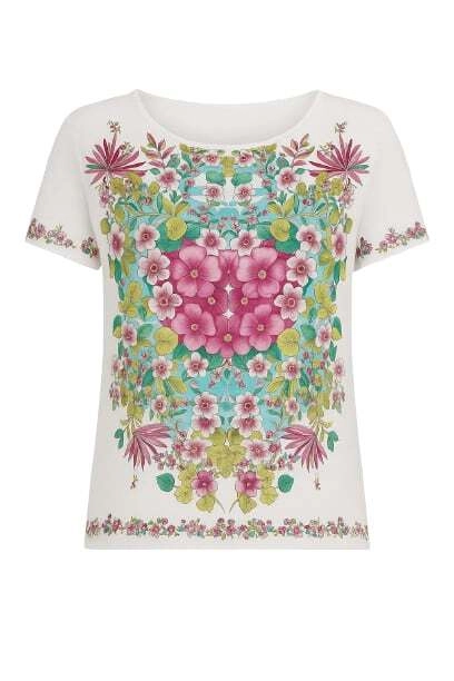 CONQUISTA Floral Sleeveless Top