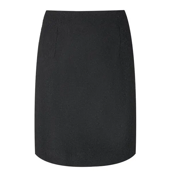 CONQUISTA Boucle Wool Coat Fabric Mini Skirt