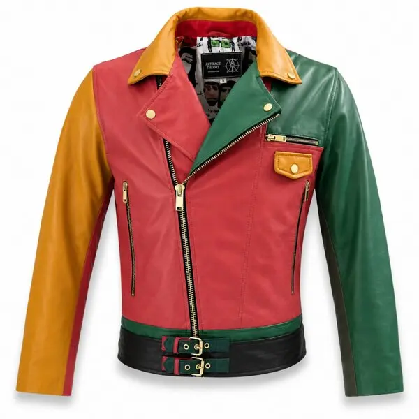 ZASTASTUDIO Artifact Theory Leather Biker Jacket