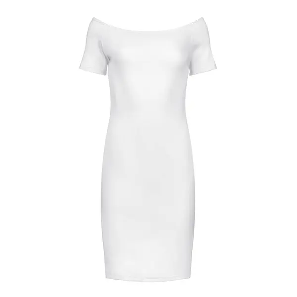 CONQUISTA Off-shoulder Fitted Dress