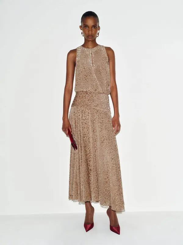 REFORMATION Daisy-kate Maxi Dress - Brown