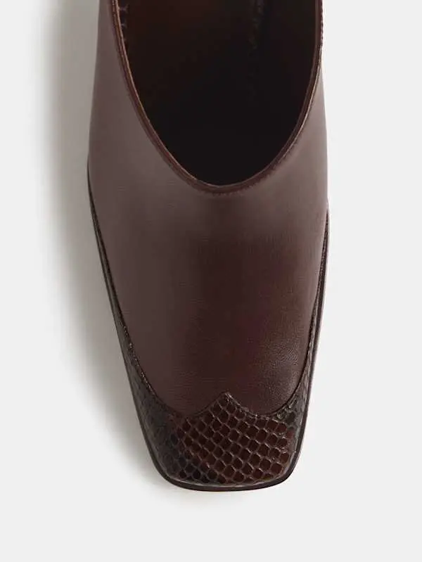 REFORMATION Claudette Heeled Mule