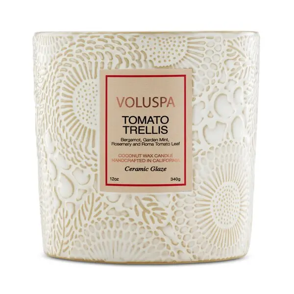Voluspa Tomato Trellis Luxe Classic Candle 12 Oz