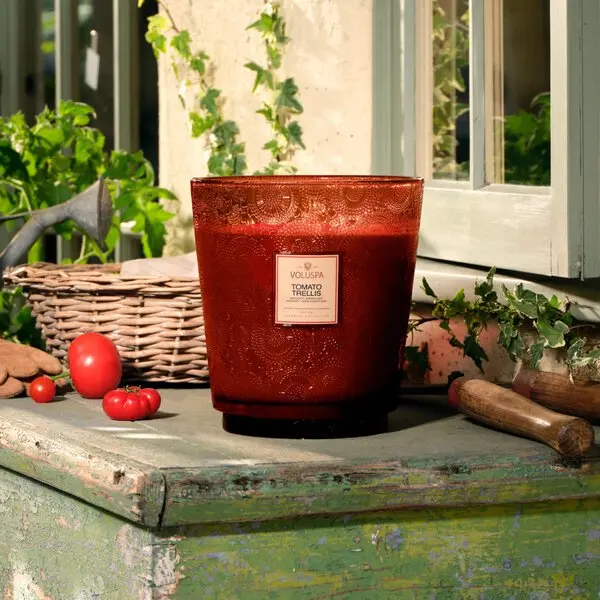Voluspa Tomato Trellis 5 Wick Hearth Candle 123 Oz
