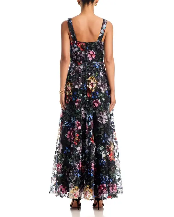 Eliza J Sleeveless V Neck Gown