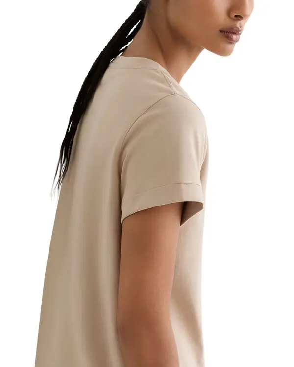 REISS Cotton V Neck Tee