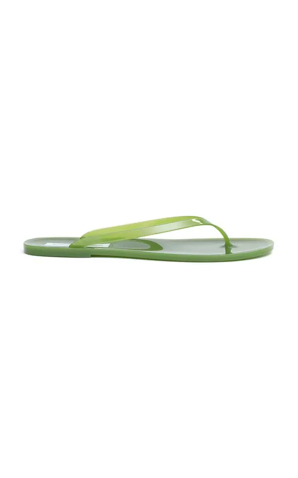 Christopher Esber Jo Pvc Flip Flop Sandals - Green