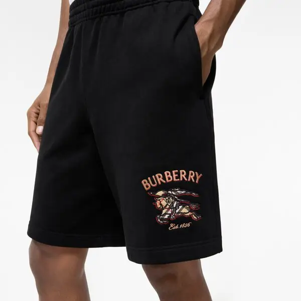 Burberry Knight Check Cotton Shorts