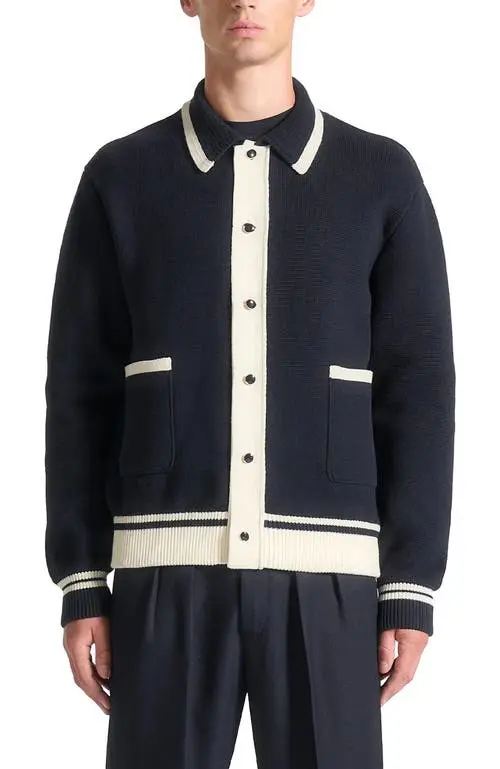 Manière De Voir Maniere De Voir Classic Combed Cotton Knit Cardigan