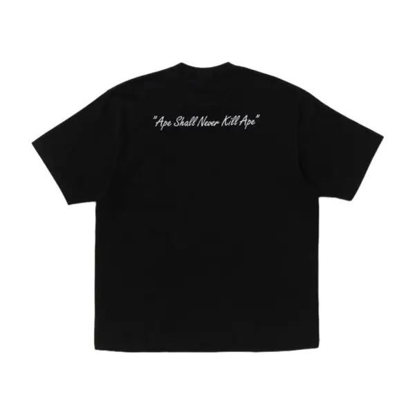 A BATHING APE Pixel Comic Ape Head Relaxed Fit Tee - Black