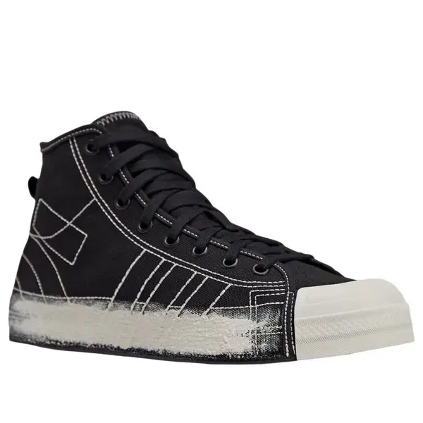 Adidas Y-3 High Top Lace Up Sneakers
