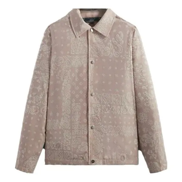 Kith Deconstructed Bandana Coaches Jacket - Tan