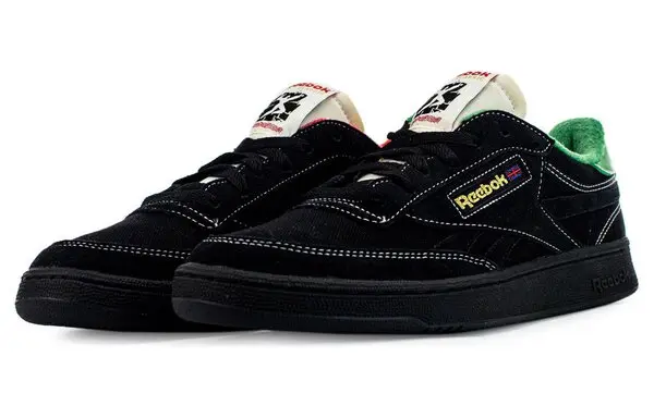 REEBOK Club C Revenge "human Rights Now - Core Black/chalk/glen Green