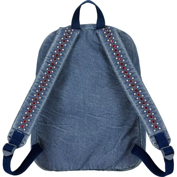 Supreme X B.b. Simon Embellished Denim Backpack