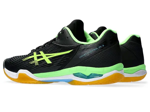 Asics Court Control Ff 3 Sneakers - Black/lime Burst