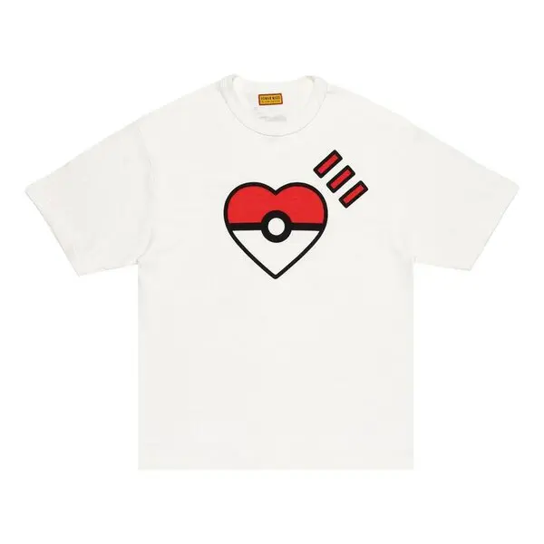 HUMAN MADE X Pokemon Made Poke Bal Graphic T-shirt - White