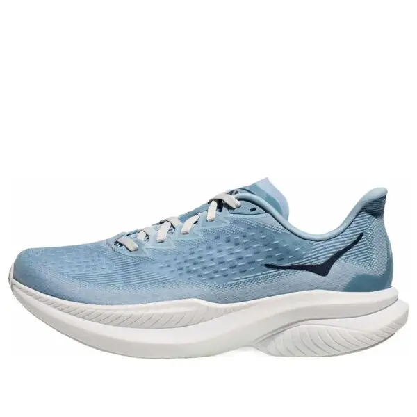Hoka One One Mach 6 Athletic Shoes - Drizzle/white