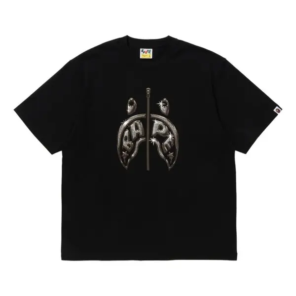 A BATHING APE Mad Shark Photo Print Relaxed Fit Tee
