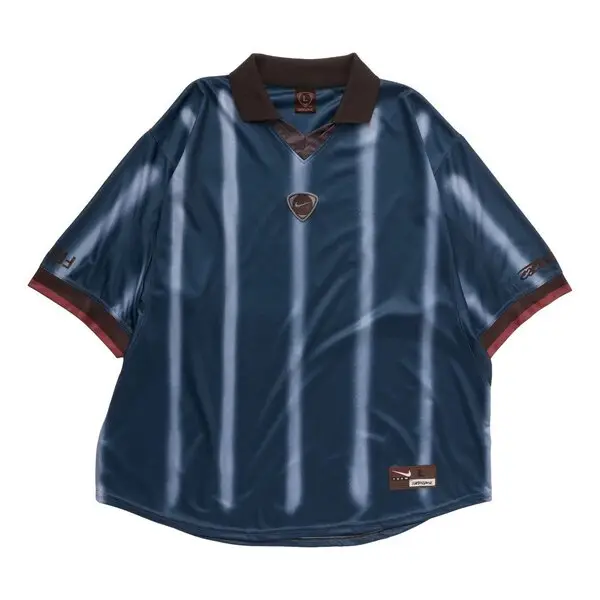 TRAVIS SCOTT Cactus Jack X Nike France Total 90 Retro Jersey - Blue