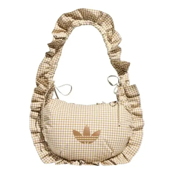 Adidas Plaid Ruffle Bag