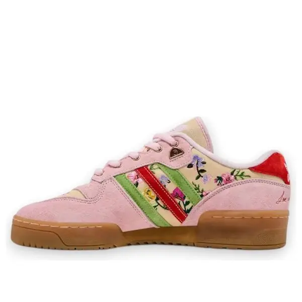 Adidas X Unheardof Rivalry Low 'grandma's Couch Pink - Pink/green/red