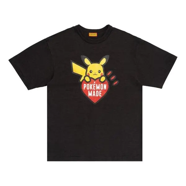 HUMAN MADE X Pokemon Made Pikachu Graphic T-shirt 'black