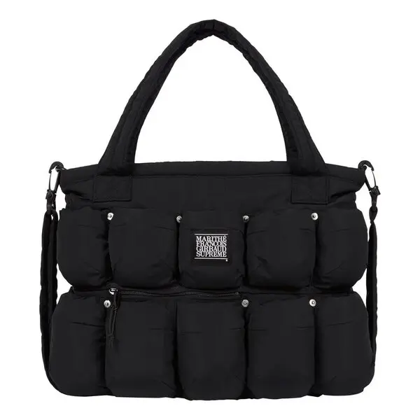 Supreme X Martithé + François Girbaud Pokachu Puffer Tote Bag Ss25 - Black