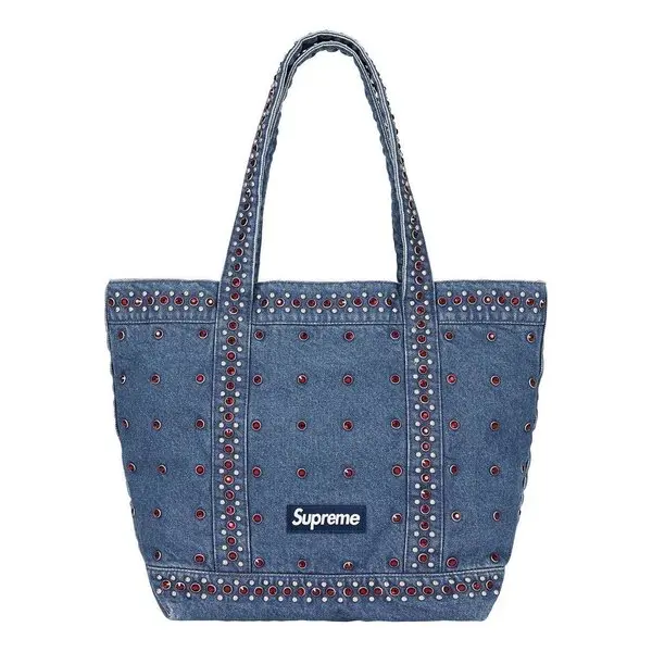 Supreme X B.b. Simon Denim Tote Bag - Washed Indigo