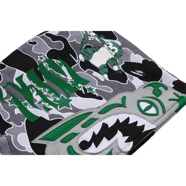 A BATHING APE X Hidden Ny Psyche Camo Full Zip Hoodie - Grey