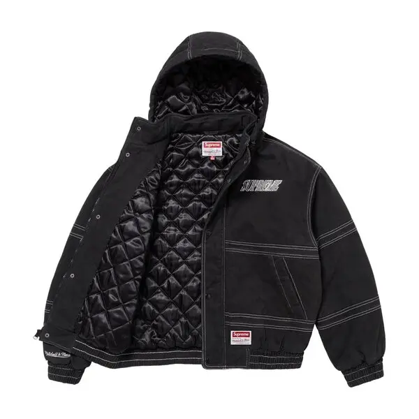 Supreme X Mitchell & Ness Twill Stadium Jacket