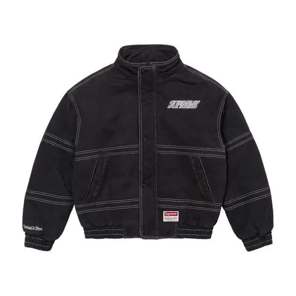 Supreme X Mitchell & Ness Twill Stadium Jacket