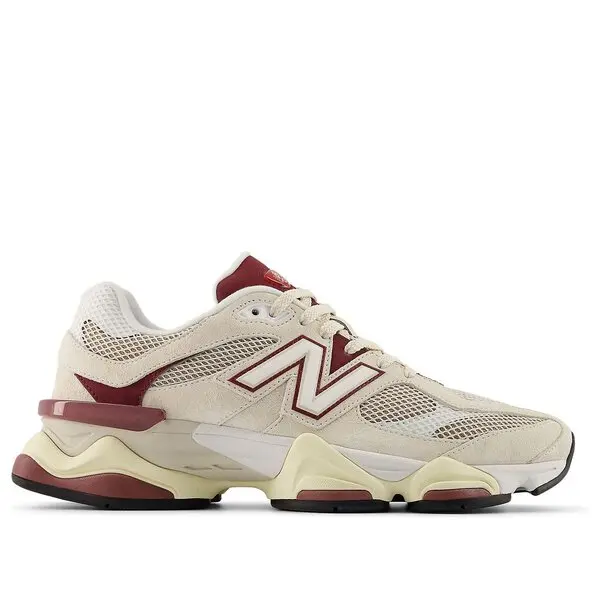 NEW BALANCE 9060 "linen Burgundy - Linen/burgundy