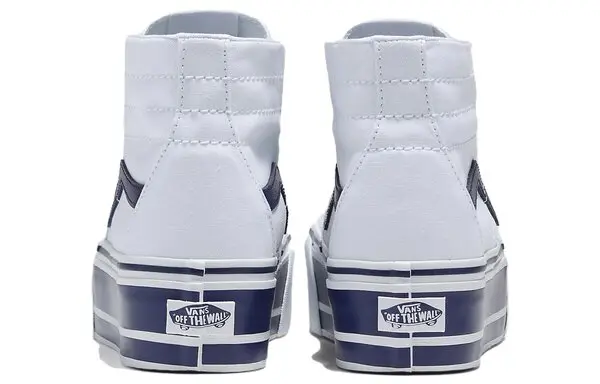 VANS Sk8 Hi Tapered Stackform Sneakers - White/blue