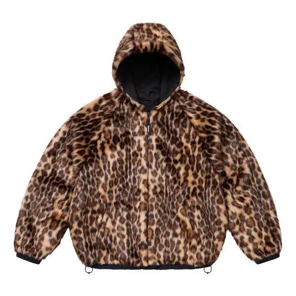 Supreme Faux Fur Reversible Hooded Track Jacket