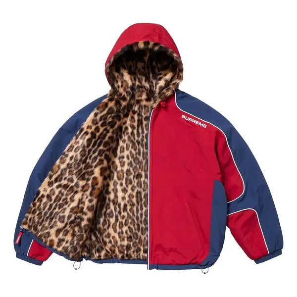 Supreme Faux Fur Reversible Hooded Track Jacket