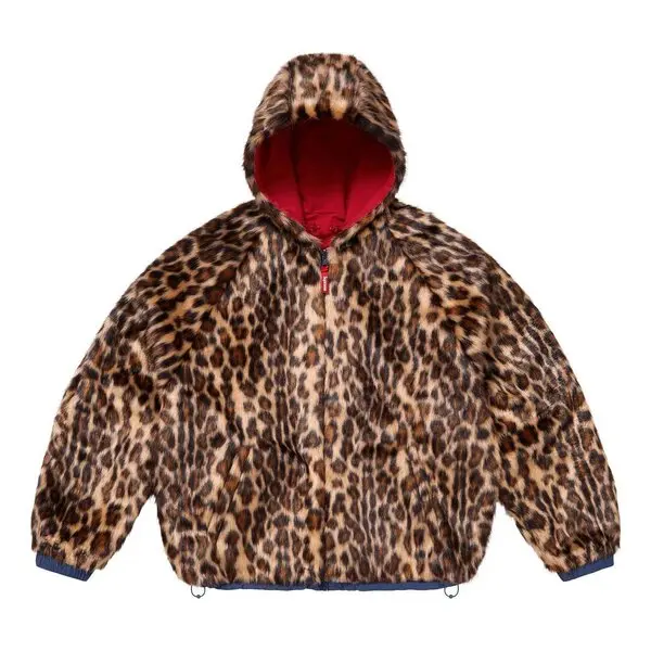 Supreme Faux Fur Reversible Hooded Track Jacket