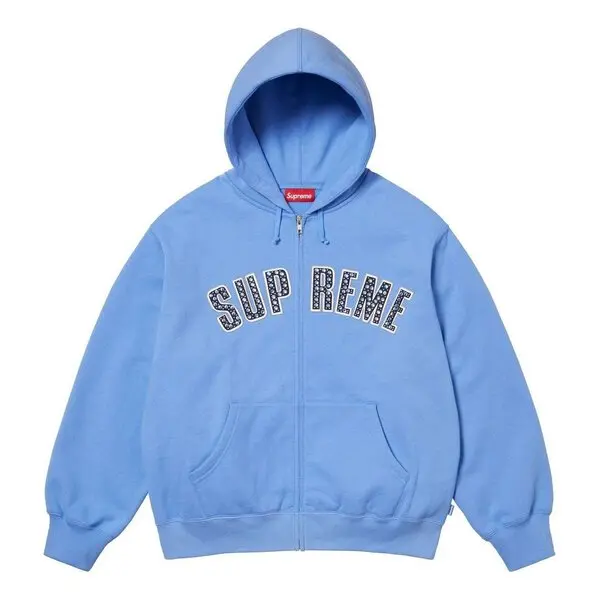 Supreme X B.b. Simon Zip Up Hooded Sweatshirt