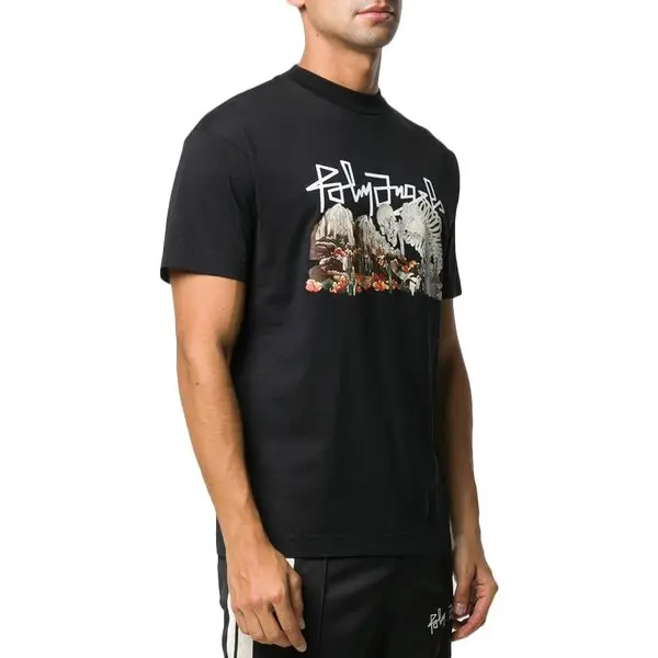 Palm Angels Desert Skull T-shirt - Black
